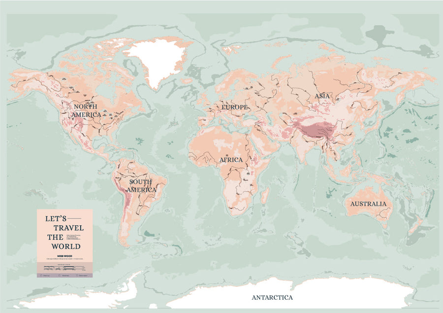 Download and print for free the 5 best physical world maps to print ...